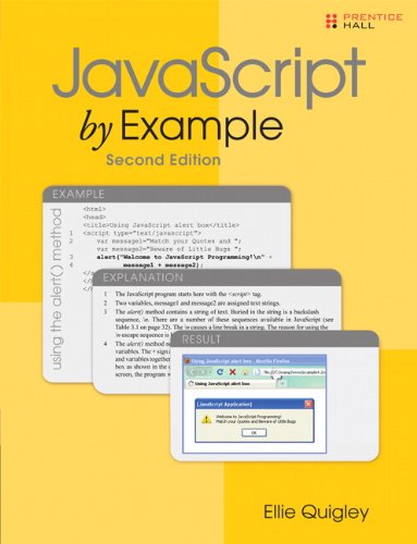 JavaScript by Example (2nd Edition), Author: Ellie Quigley - StudyBlue